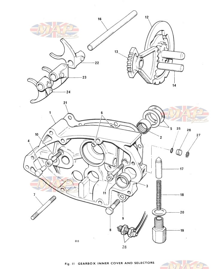 1978 T140V KickStarter Position - Britbike forum